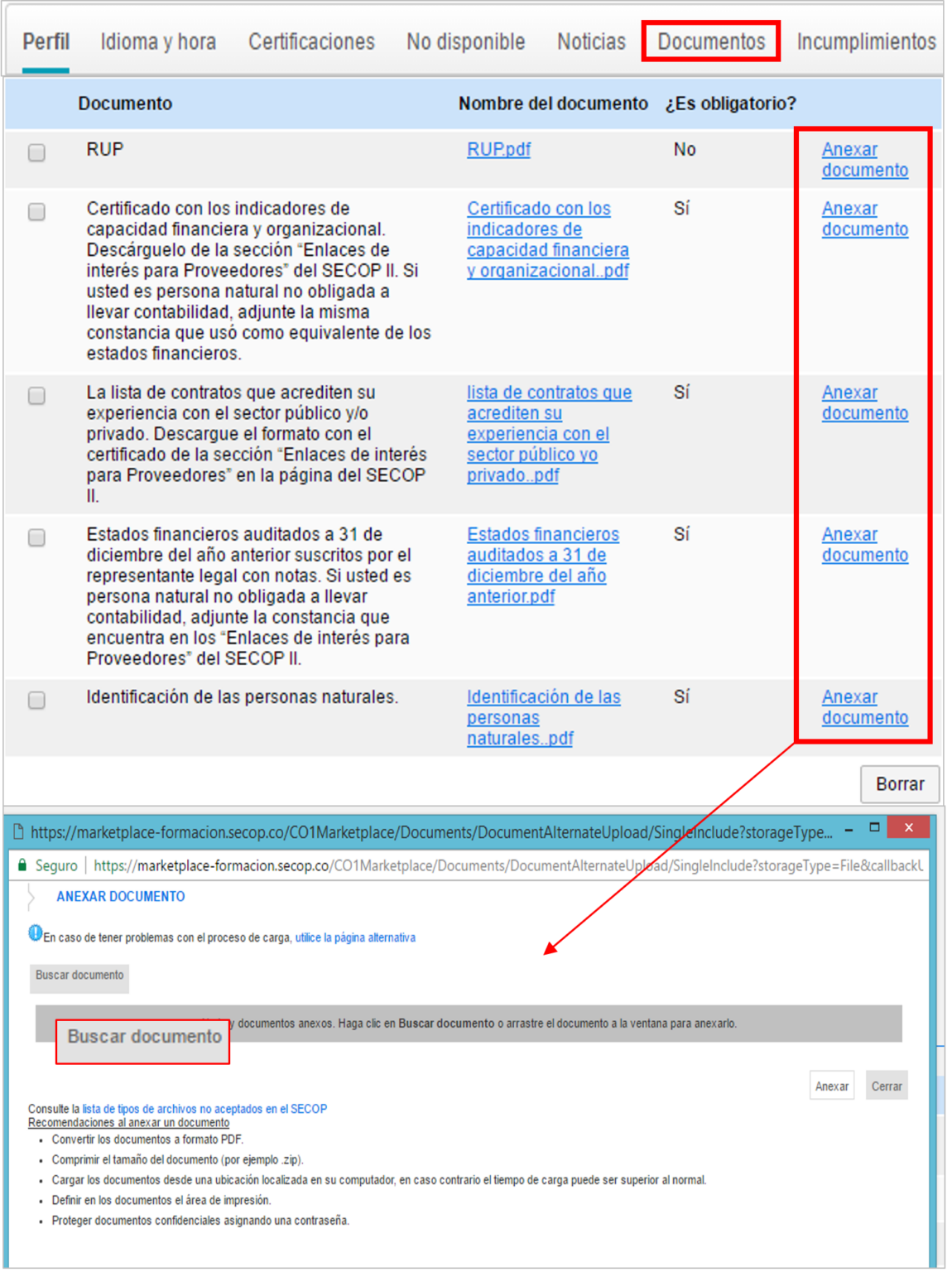 Configuración de cuentas – SECOP II – ANCP Colombia Compra Eficiente